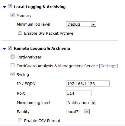 Downloading Logs - Fortinet Community