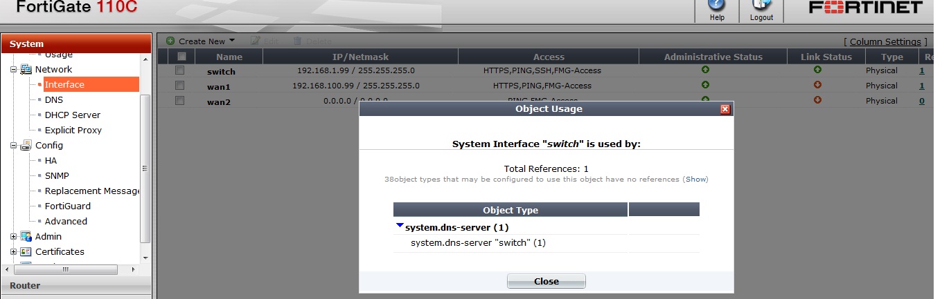 switch interface - Fortinet Community