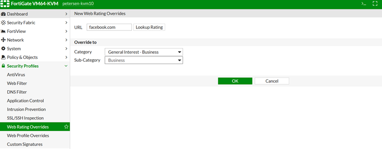 Technical Tip: Change website webfilter category l... - Fortinet Community