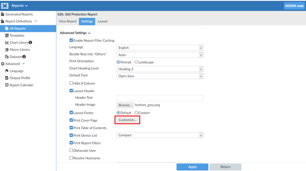 Technical Tip: How to customize FortiAnalyzer repo... - Fortinet Community