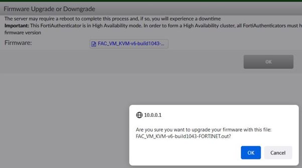 Technical Tip: How to upgrade a FortiAuthenticator... - Fortinet Community