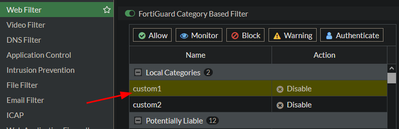 Technical Tip: How to rename a local category web ... - Fortinet Community
