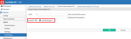 Technical Tip: How to install intermediate certifi... - Fortinet Community