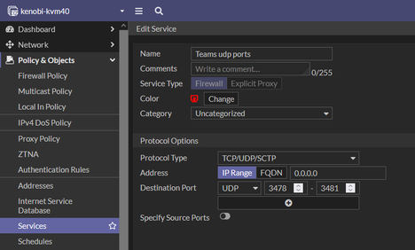 Technical Tip: Using Microsoft Teams with DOS Poli... - Fortinet Community