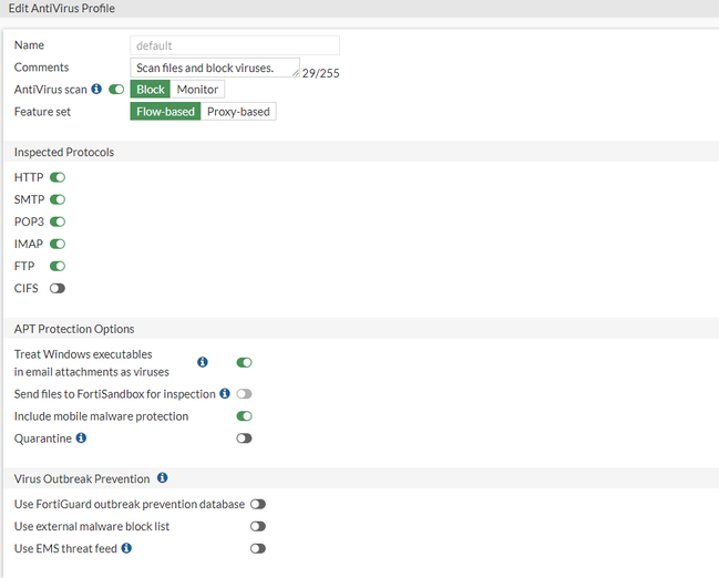 Troubleshooting Tip: Test Antivirus log generation... - Fortinet Community