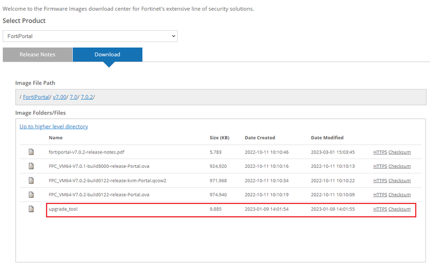 Technical Tip: Download the FortiPortal 7.0 Upgrad... - Fortinet Community