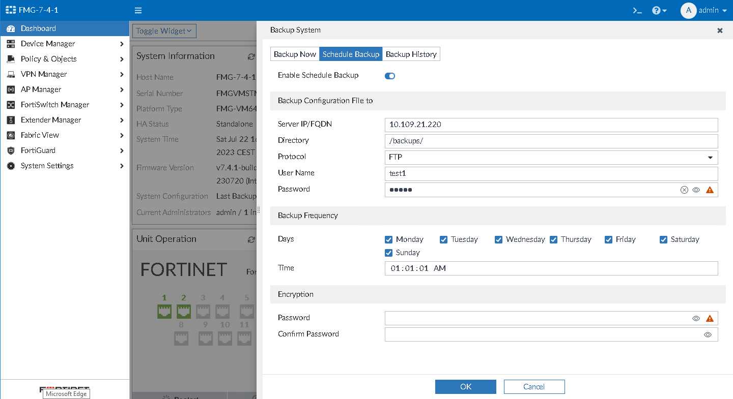 Technical Tip: How to send automatic and scheduled... - Fortinet Community