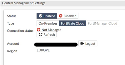 Technical Tip: FortiGate Central Management: Forti... - Fortinet Community
