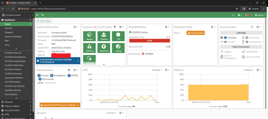 Troubleshooting Tip: FortiGate HTTPS, SSH access i... - Fortinet Community
