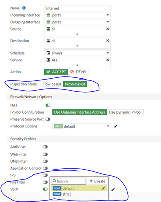 Technical Tip: VOIP Profile missing on GUI or UTM ... - Fortinet Community