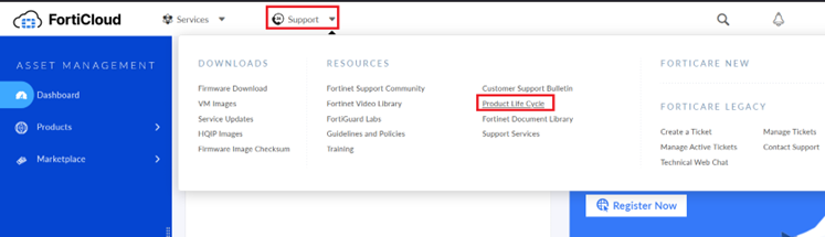 Technical Tip: Product Life Cycle Information on F... - Fortinet Community