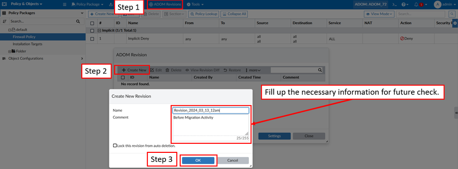 Technical Tip: FortiManager use ADOM revision duri... - Fortinet Community