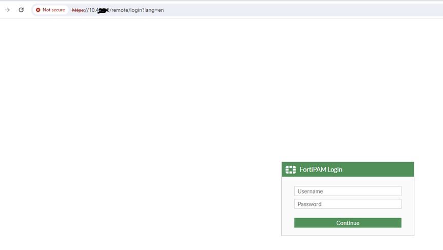 Troubleshooting Tip: FortiPAM GUI login page keeps... - Fortinet Community