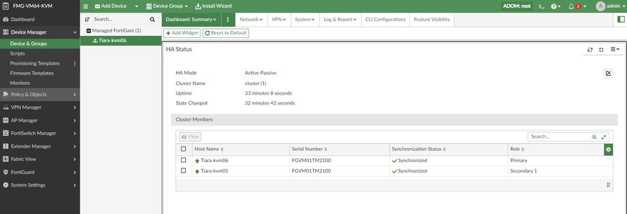 Troubleshooting Tip: Unable to make HA settings ch... - Fortinet Community