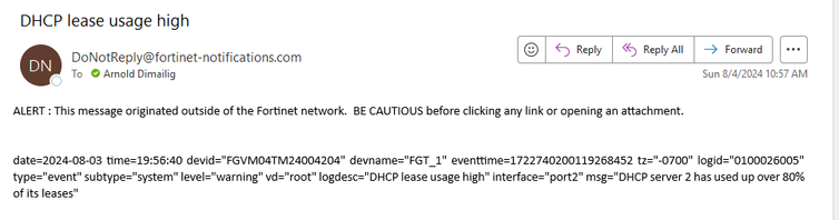 Technical Tip: Configure Automation Stitch for DHC... - Fortinet Community