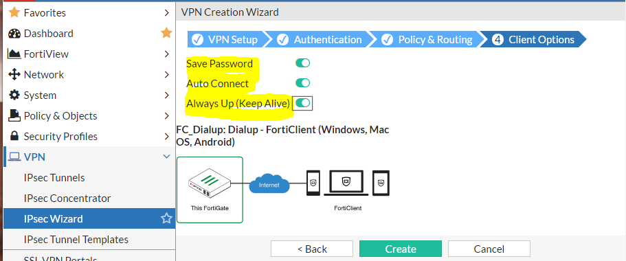 Technical Tip: FortiClient EMS - Auto-connect a VP... - Fortinet Community