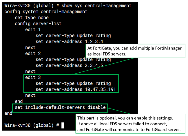 Technical Tip: FortiGate get update information fr... - Fortinet Community