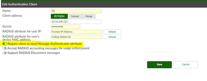 Troubleshooting Tip: RADIUS authentication failure... - Fortinet Community