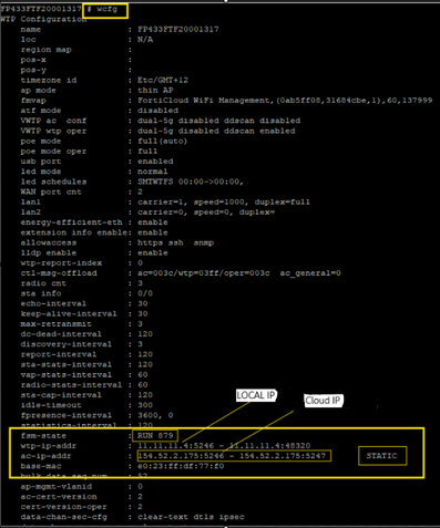 Technical Tip: To get FortiAP online on FortiEdge ... - Fortinet Community