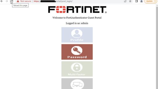 Technical Tip: FortiAuthenticator self-service por... - Fortinet Community