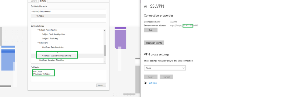Troubleshooting Tip: SSL VPN certificate issues fr... - Fortinet Community