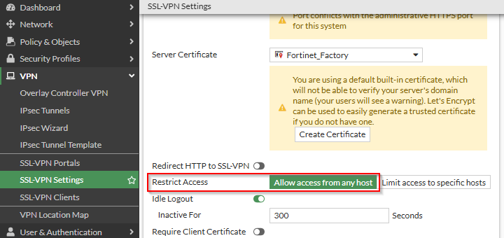 Troubleshooting Tip: SSL VPN Troubleshooting - Fortinet Community