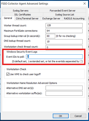 Technical Tip: Windows event IDs used by FSSO in W... - Fortinet Community