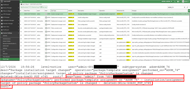 Troubleshooting Tip: FortiManager show FortiGate P... - Fortinet Community