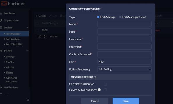 Technical Tip: FortiPortal admin portal fields lim... - Fortinet Community