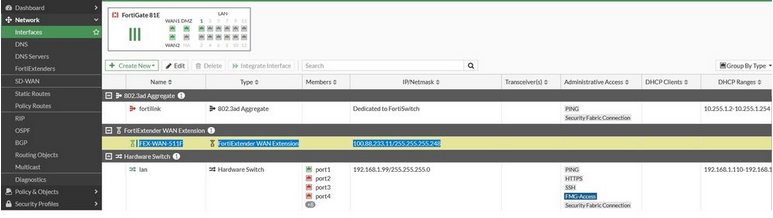 Technical Tip: How to setup FortiExtender WAN-Exte... - Fortinet Community
