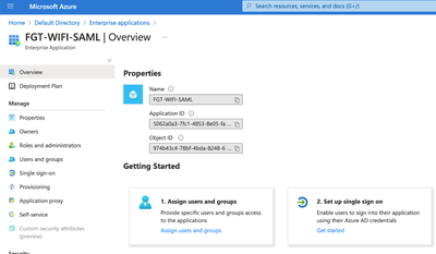 Technical Tip: Configure SAML SSO for WiFi SSID ov... - Fortinet Community