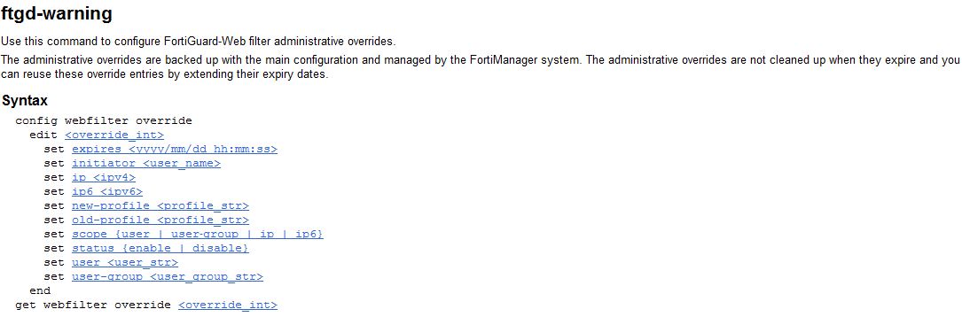How do we allow certain users in a blocked URL Fi... - Fortinet Community