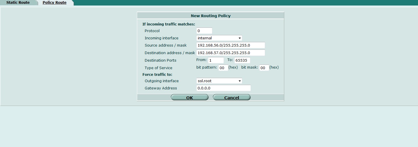 Fortigate 100A static route - Fortinet Community