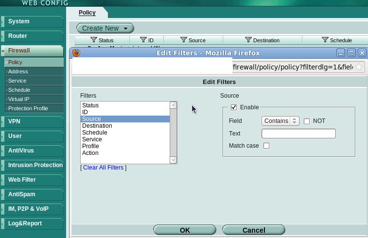 searching through firewall rules? - Fortinet Community