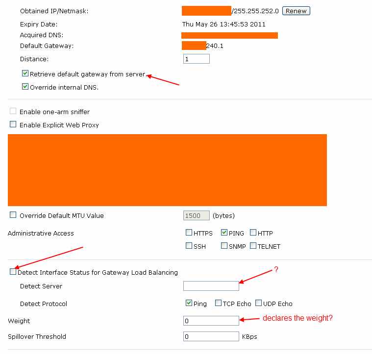 Configuring two WAN links for failover - Fortinet Community
