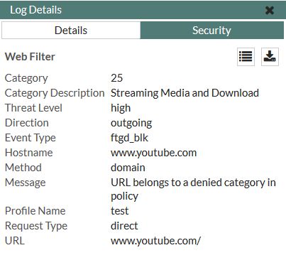 Static URL Filter question - Fortinet Community
