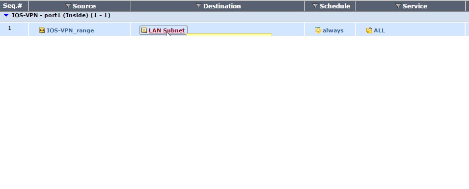 additional subnets for IPSEC IOS users - Fortinet Community