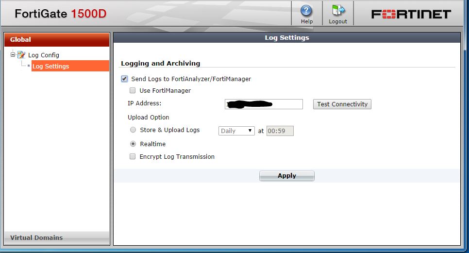 No menu after login - Fortinet Community