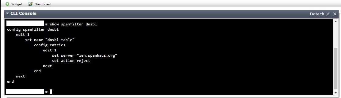 Review DNSBL - Fortinet Community