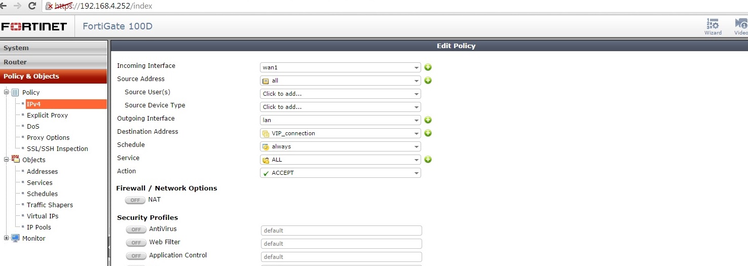 Port Forwarding - Fortinet Community