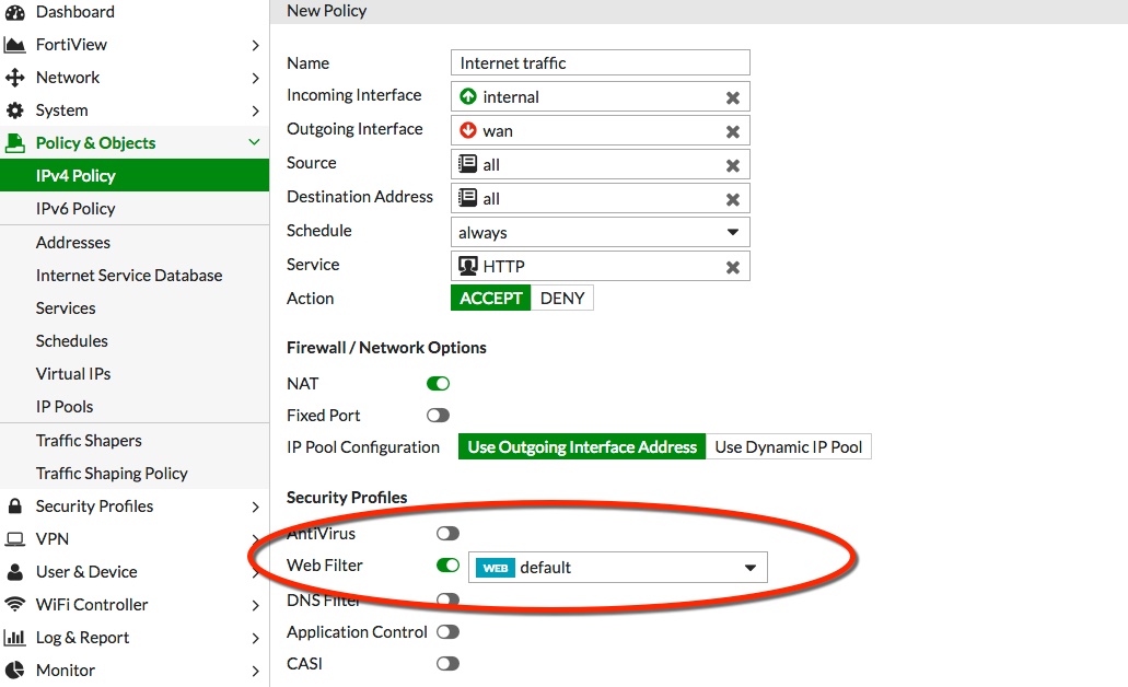 Simple Website blocking (New to Fortnet) - Fortinet Community